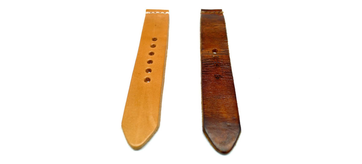 The Art Of Aging Leather and Developing A Leather Patina – DaLuca Straps