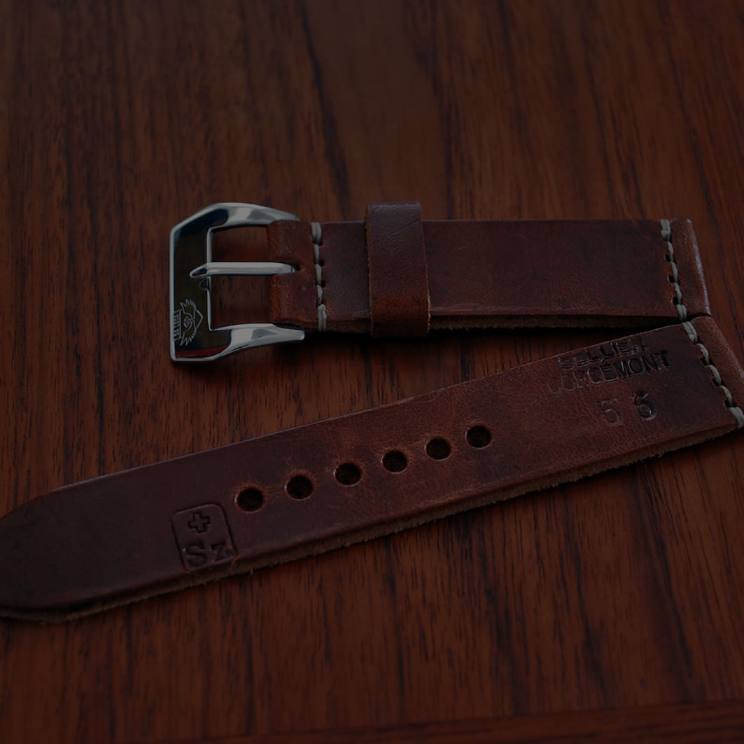 Shop 18mm Vintage Leather Watch Straps & Bands – DaLuca Straps